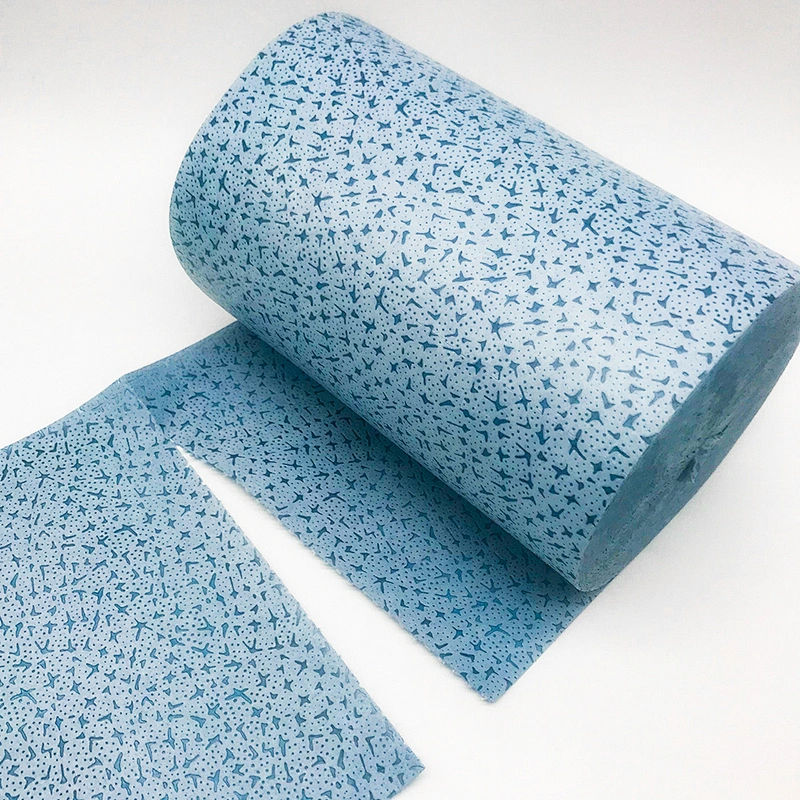 70gsm Crowsfoot Blue Meltblown Wipes - PHX